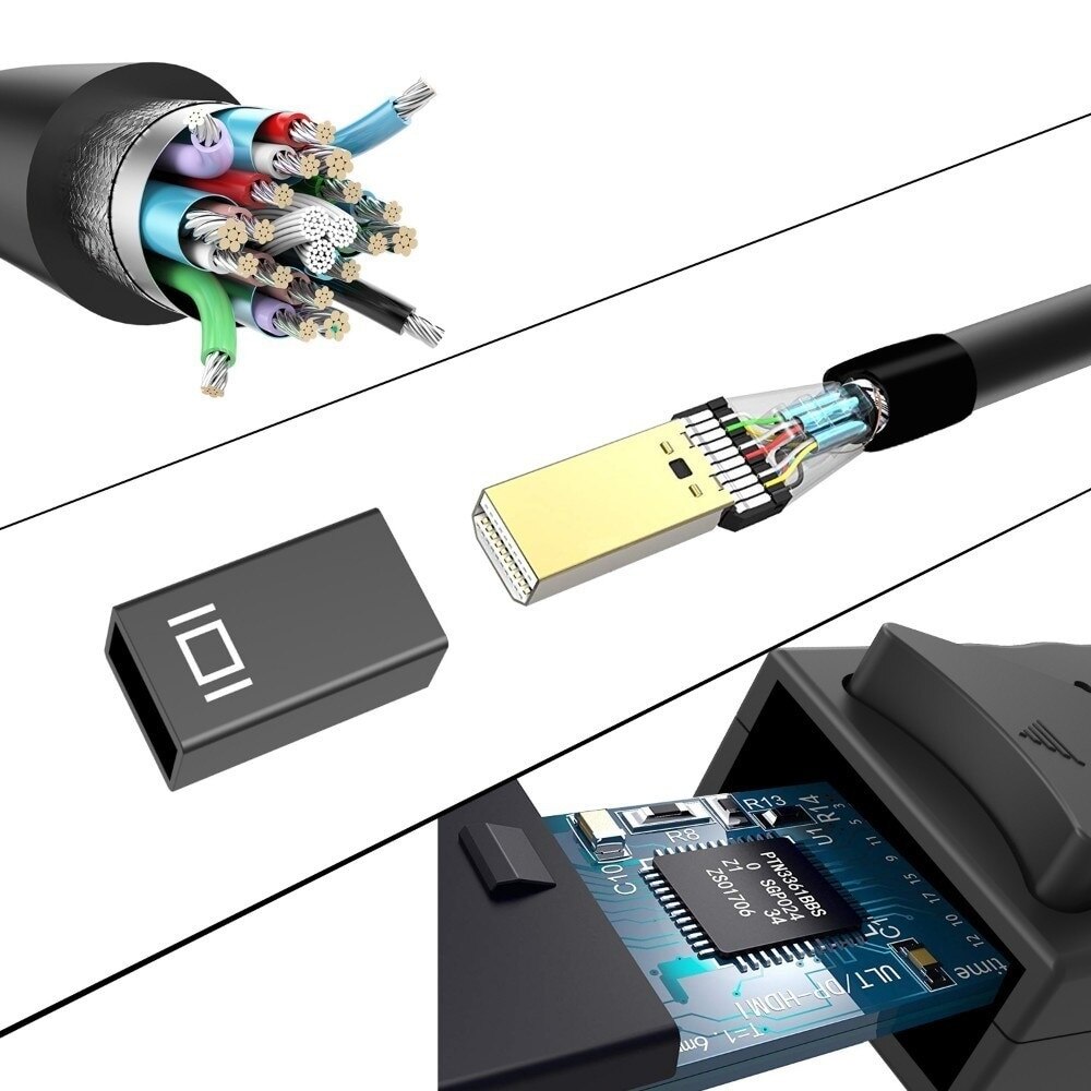 Mini DisplayPort / Thunderbolt към DisplayPort DP адаптерен кабел за ...