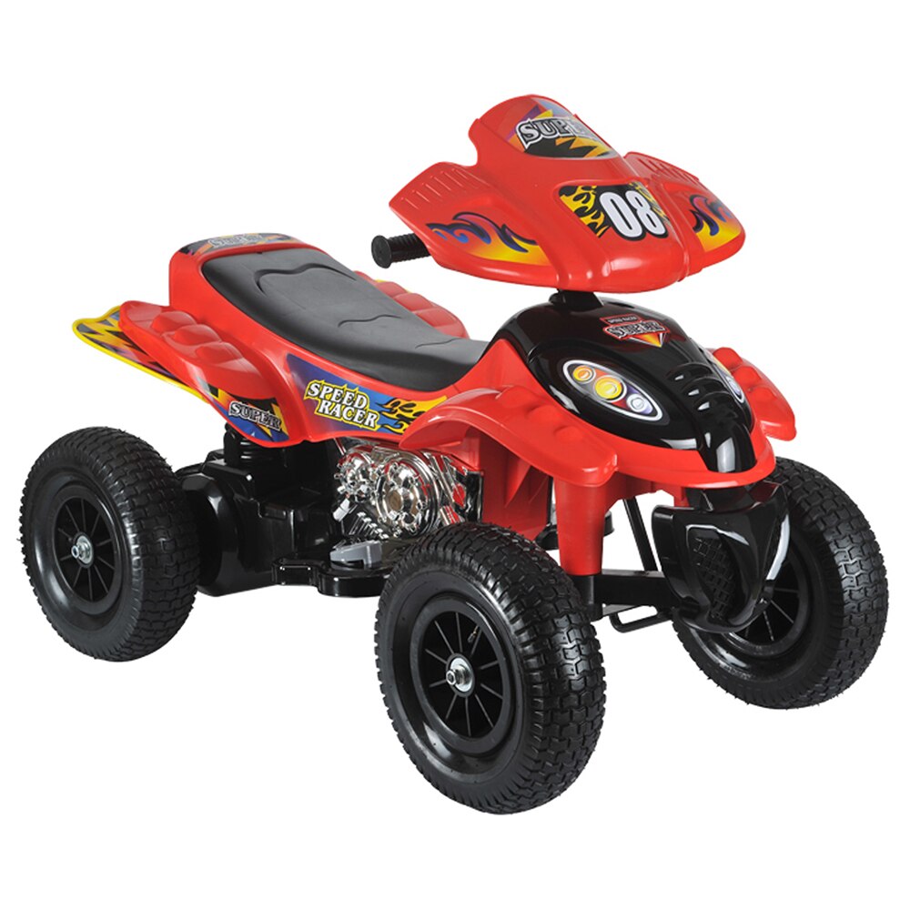 ATV electric cu roti gonflabile Supreme Red - eMAG.ro