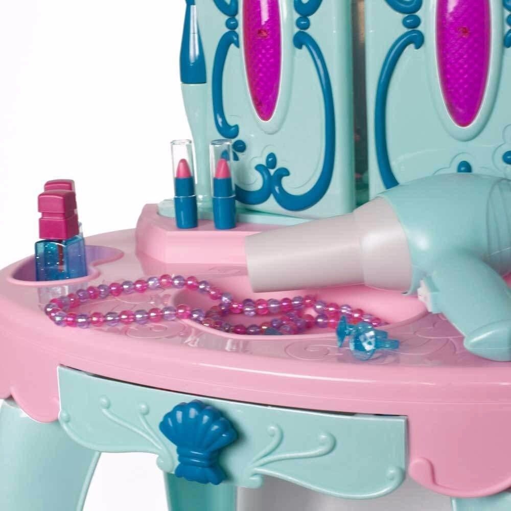 Masuta de toaleta pentru copii, Plastic, Ice Princess, Multicolor - eMAG.ro