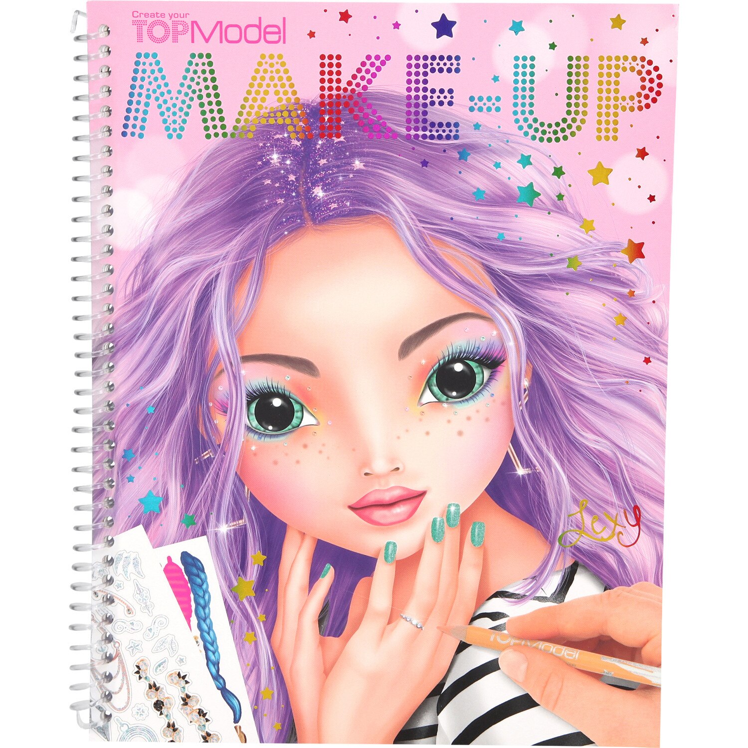 Carte de colorat Make-up Top Model, Depesche - eMAG.ro