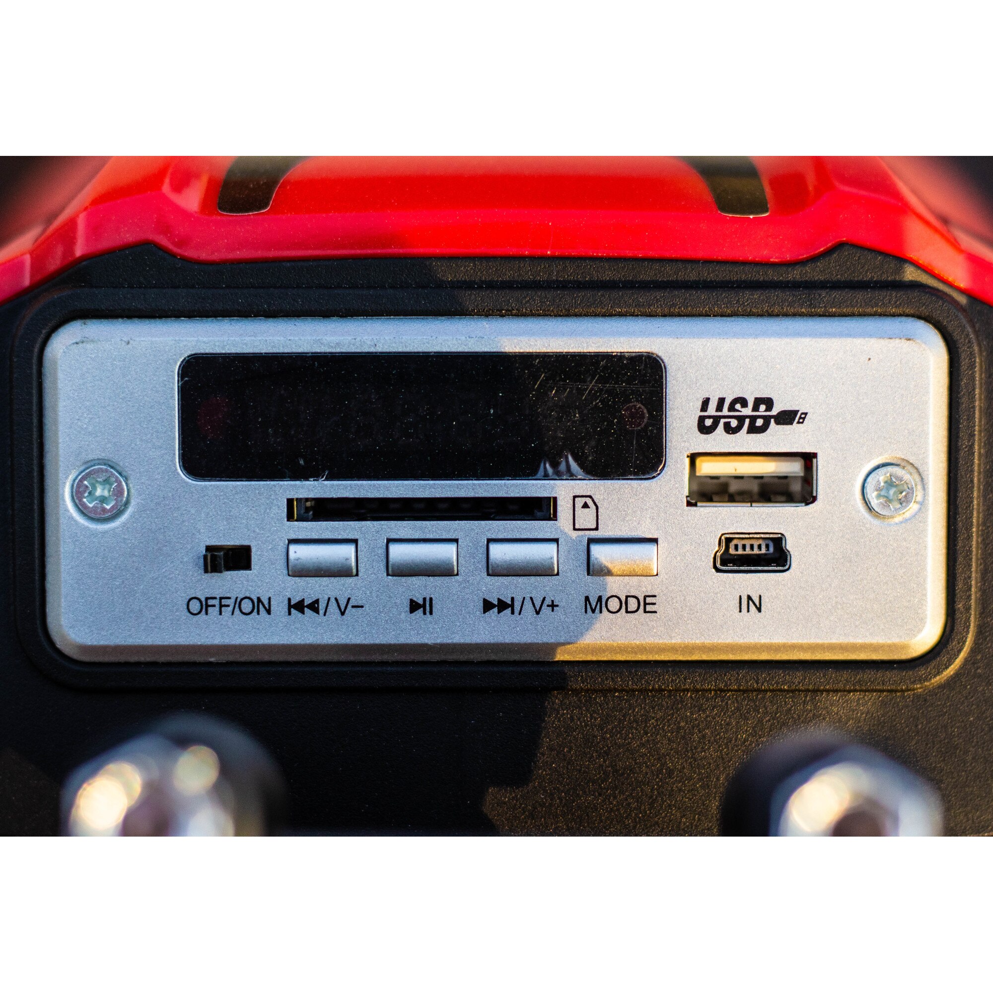 ATV Dooma Quad 12V, Eva Tyre, Music player cu Port USB, Rosu - eMAG.ro