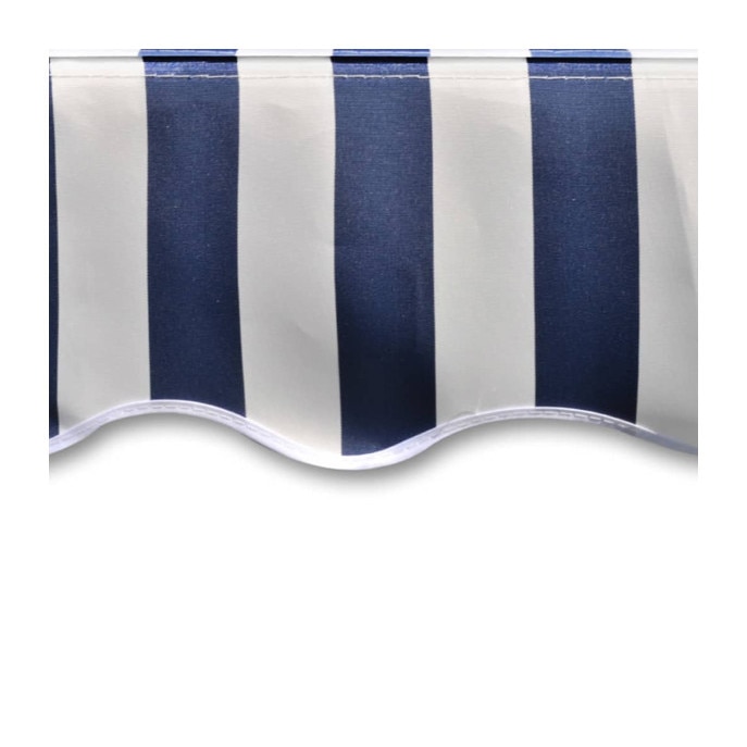 vidaXL kék és fehér napellenző ponyva 3 x 2,5 m (keret nélkül) 141010 ...