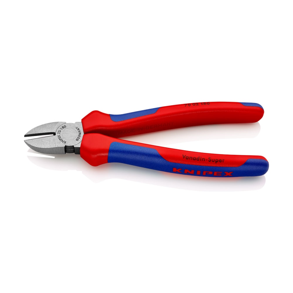 Cleste sfic Knipex cu tais lateral cap slefuit si maner multicomponent ...