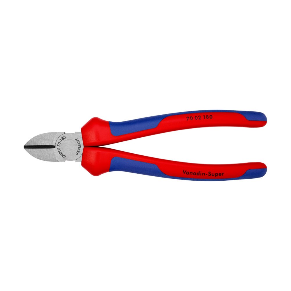 Cleste sfic Knipex cu tais lateral cap slefuit si maner multicomponent ...