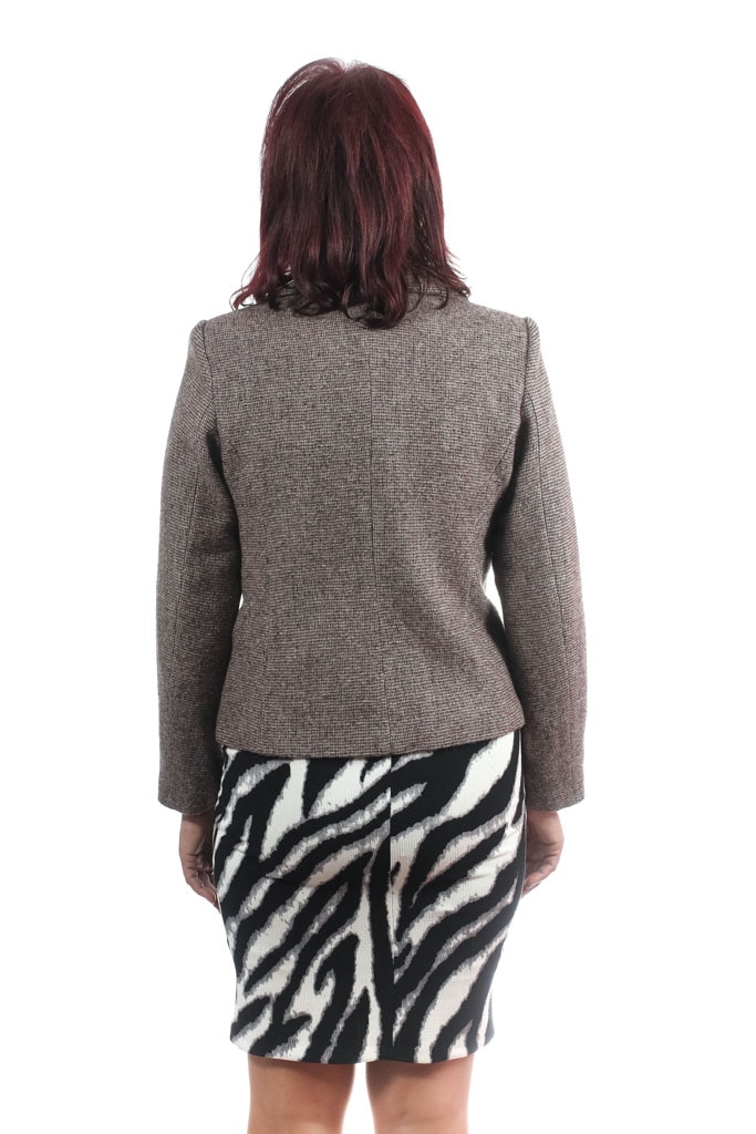 Sacou dama din lana,Mega Fashion ,bej ,54 EU - eMAG.ro