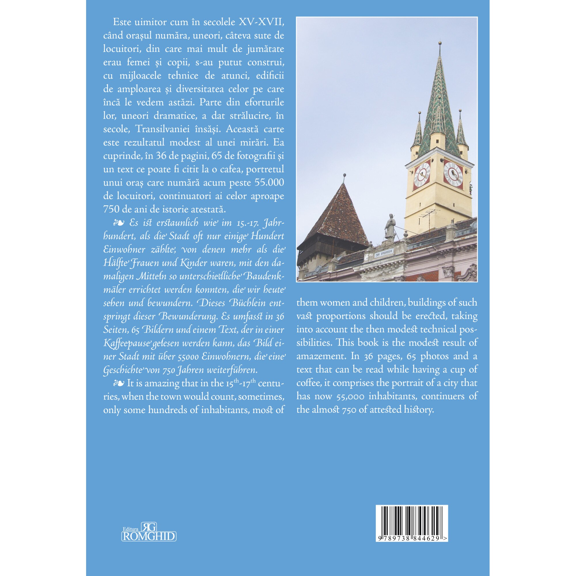 Album turistic Medias in trei limbi: Romana, Germana si Engleza - eMAG.ro