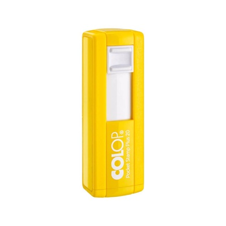 Stampila Colop Pocket Plus 20, Galbena, tusiera albastra - eMAG.ro