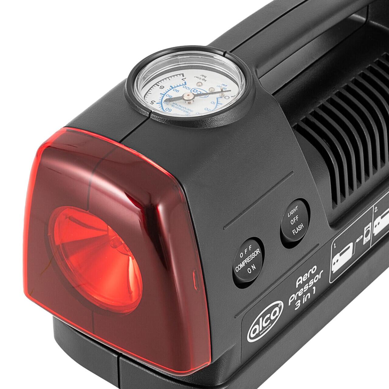 Compresor aer 12V, 21Bar, 3 in 1, NonStop 219.00 Alca - eMAG.ro