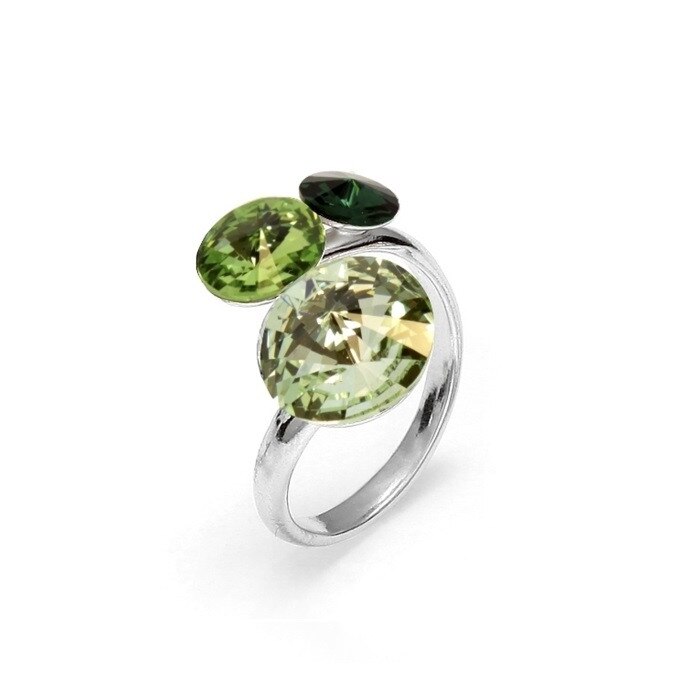 Inel Queen Stone Rivoli X3 Emerald - eMAG.ro
