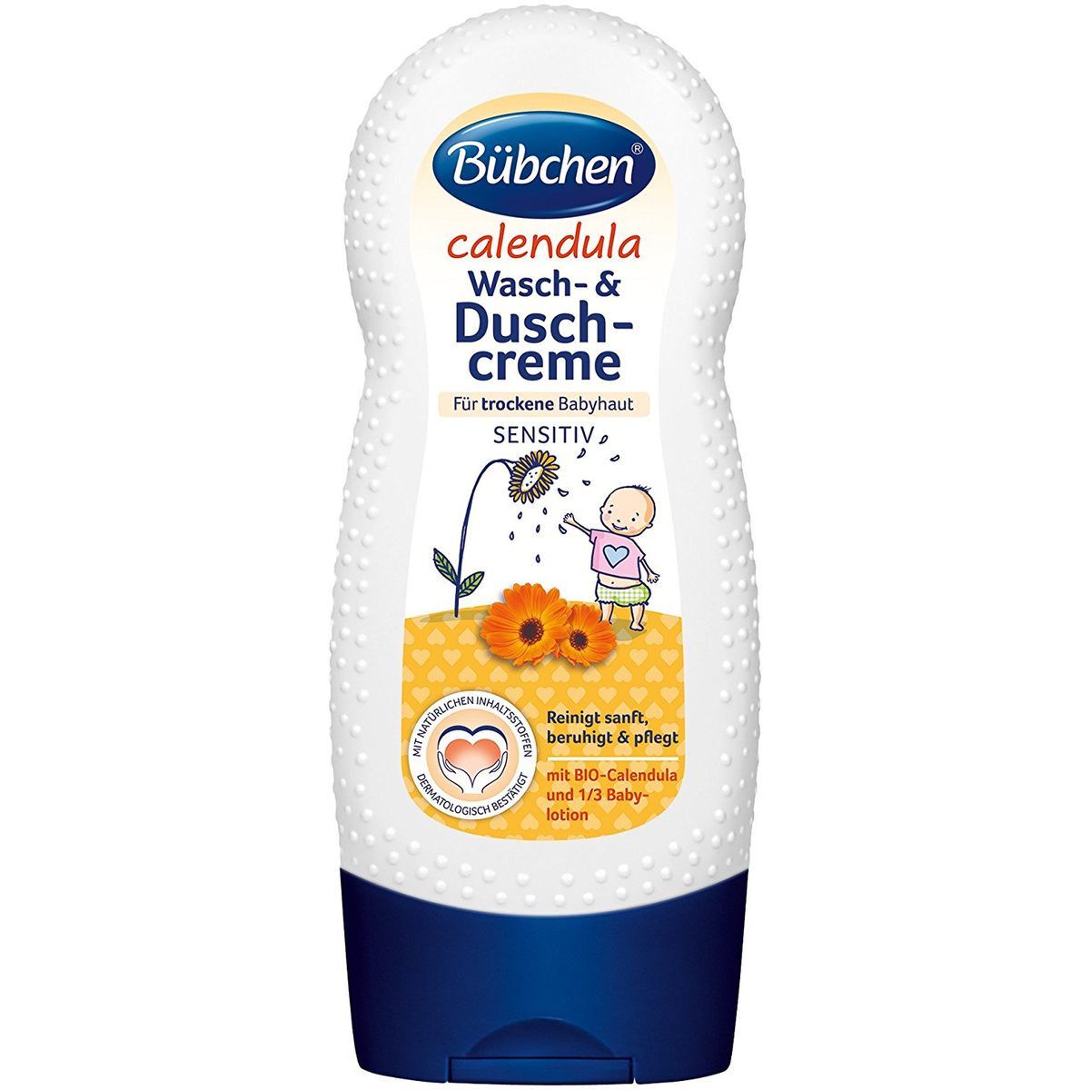 Gel & crema de dus copii bio-calendula + lotiune pt piele uscata Bubchen 230 ml - eMAG.ro