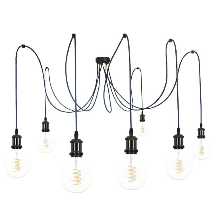 Lustra 101LIGHTS, Spider 7, Negru - eMAG.ro