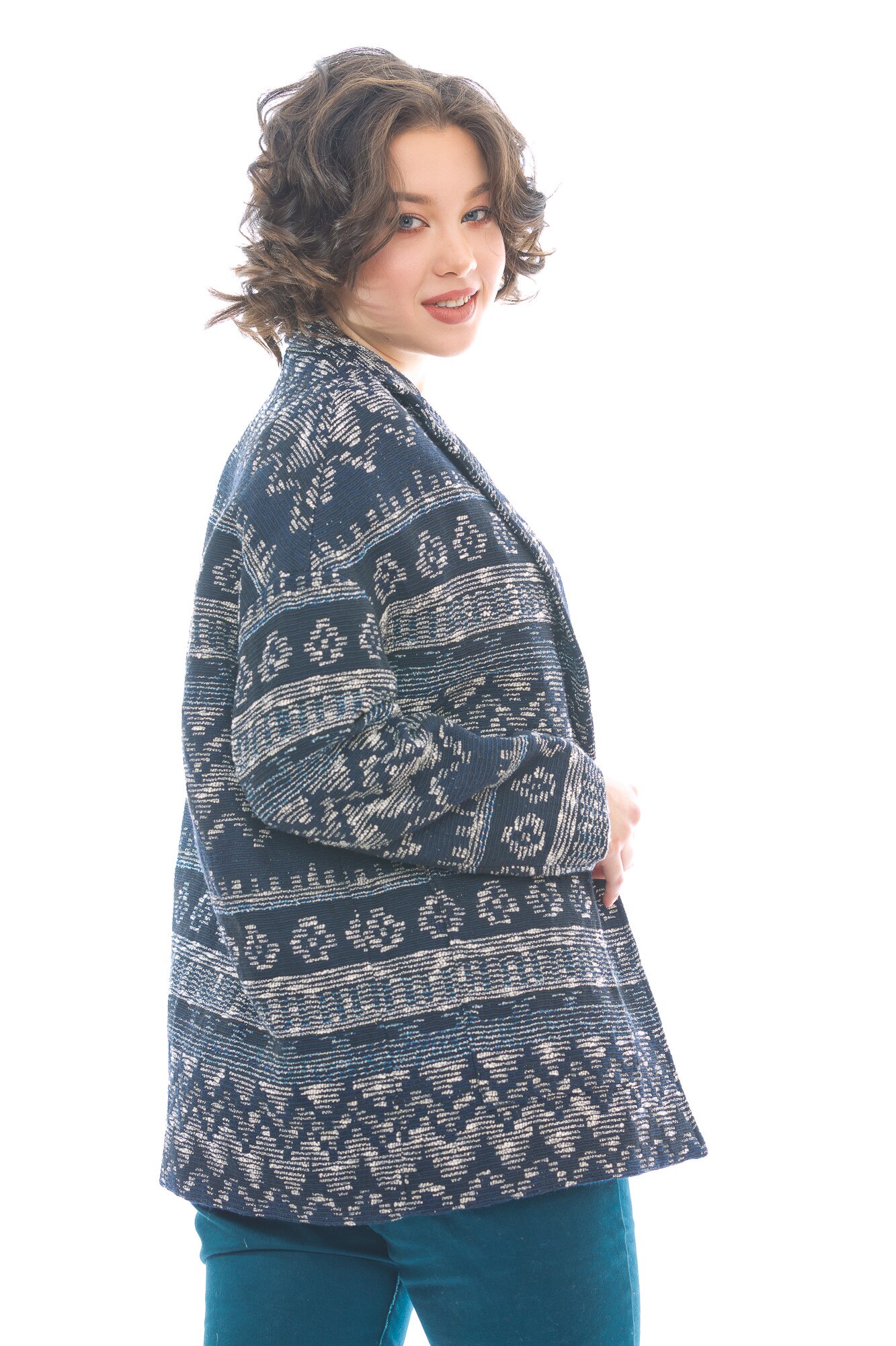 Sacou dama Mango, bleumarin, simplu, marimea S - eMAG.ro