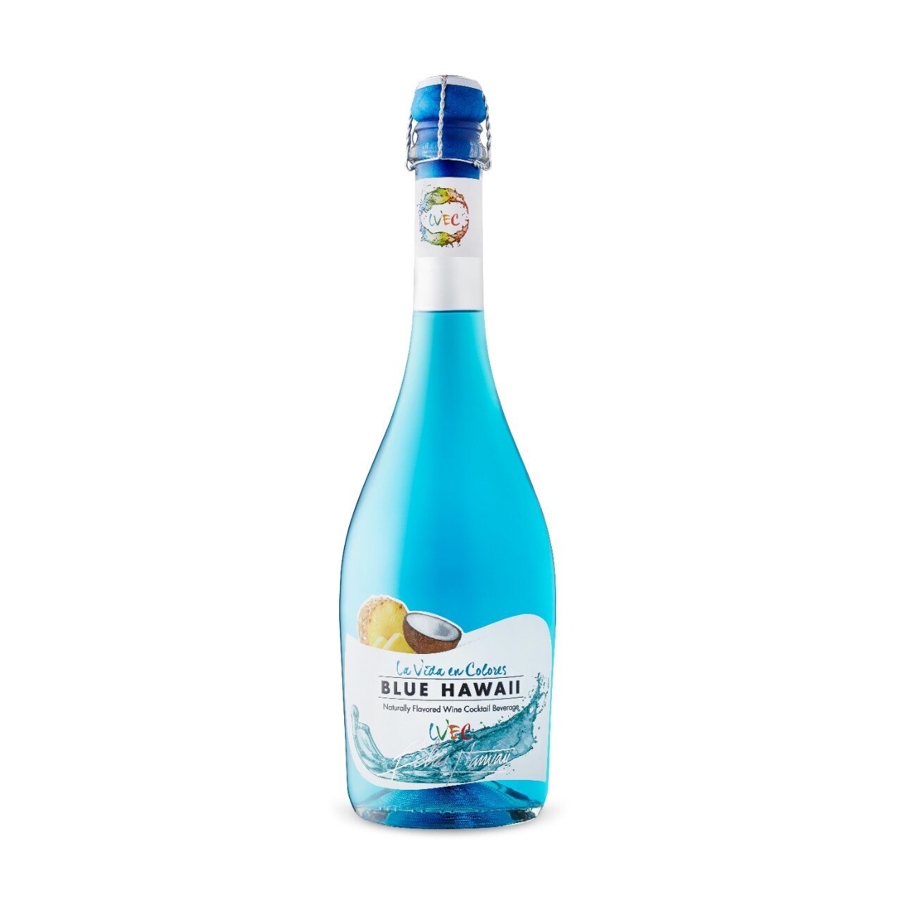 Vin albastru Blue Hawaii Cocktail aromatizat pe baza de vin - 5.5 % ...