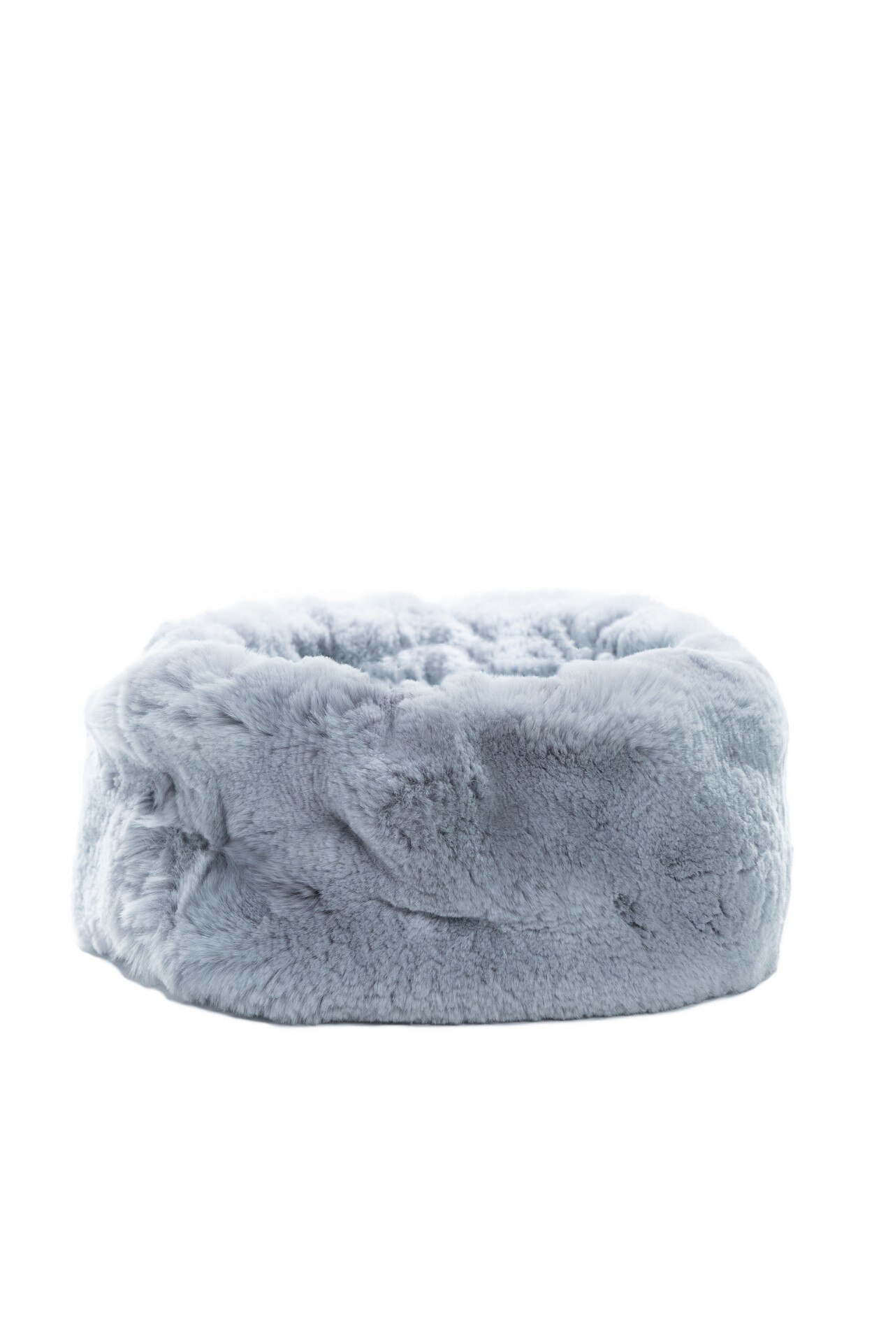 Guler circular, elastic, din blana naturala de rex chinchilla, Magazin ...