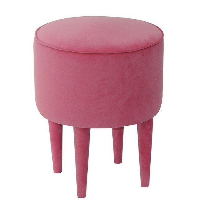 Taburet Happy barok, MDF, Roz - eMAG.ro