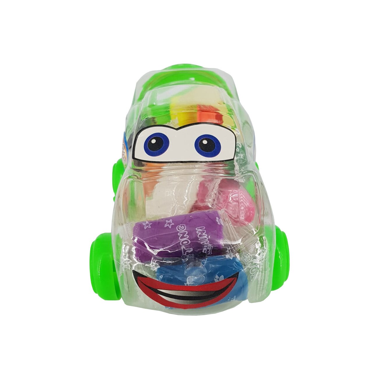 Set plastilina in forma de masinuta, insta, capac verde - eMAG.ro