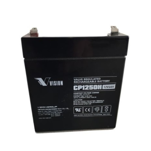 Оловна акумулаторнa батерия VISION CP1250 12V 5Ah F1 - eMAG.bg