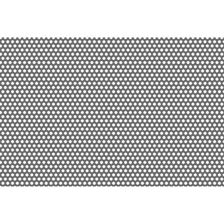 Tabla otel perforata 1x500x2000mm perforatii rotunde R5T8mm ...