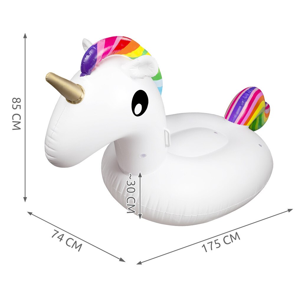 Saltea gonflabila tip colac Unicorn Urias XXL pentru piscina sau plaja ...