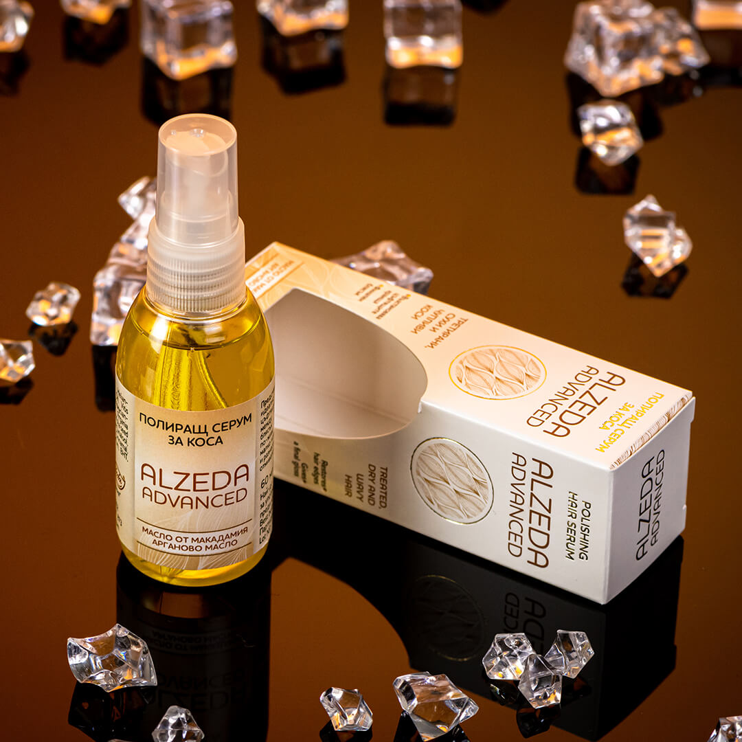 Полиращ серум за коса с букет от масла Alzeda Advanced, 60 мл - eMAG.bg