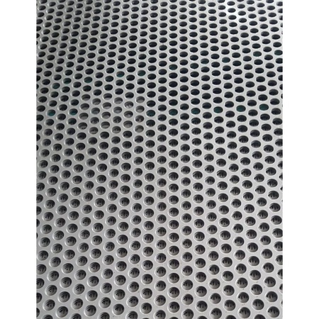 Tabla otel perforata 1x500x500mm perforatii rotunde R12T16mm Intrebuintare decorativa filtre ...