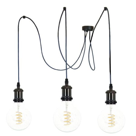 Lustra 101LIGHTS, Spider 3 Retro, Negru - eMAG.ro
