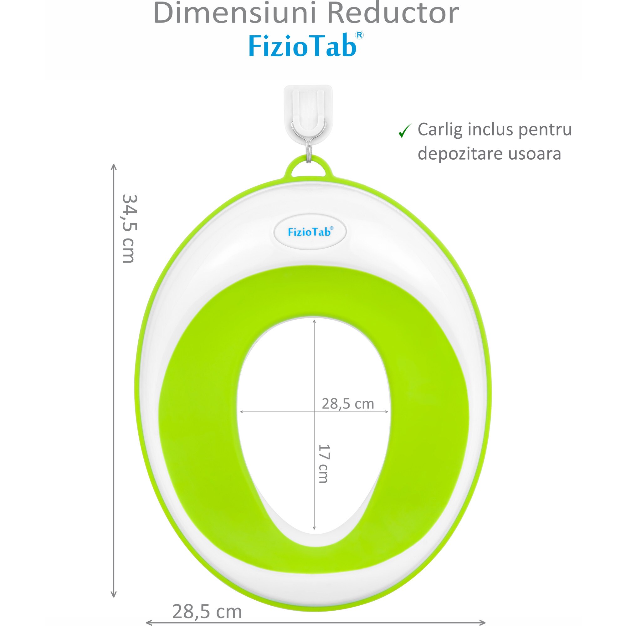 Reductor WC Copii FizioTab® - Suprafata de Siguranta Antialunecare ...