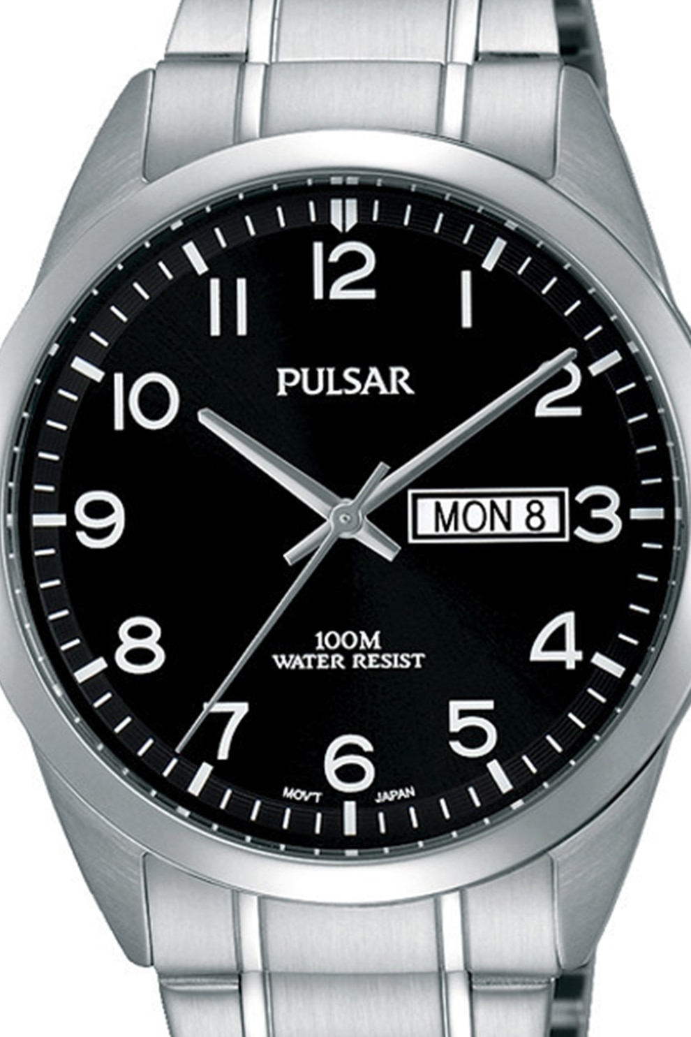 Pulsar, Ceas quartz din otel inoxidabil, Argintiu - eMAG.ro