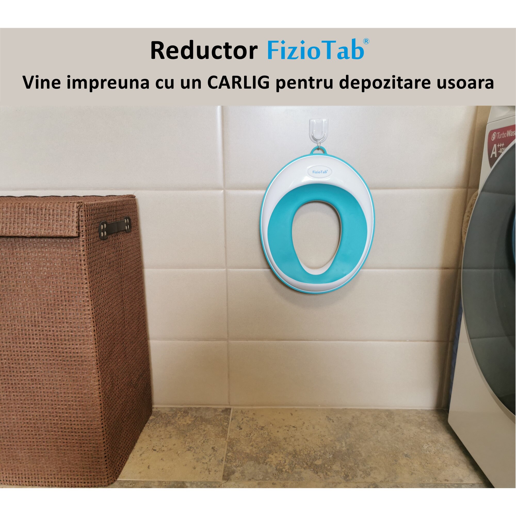Reductor WC Copii, FizioTab® - Suprafata de Siguranta Antialunecare ...
