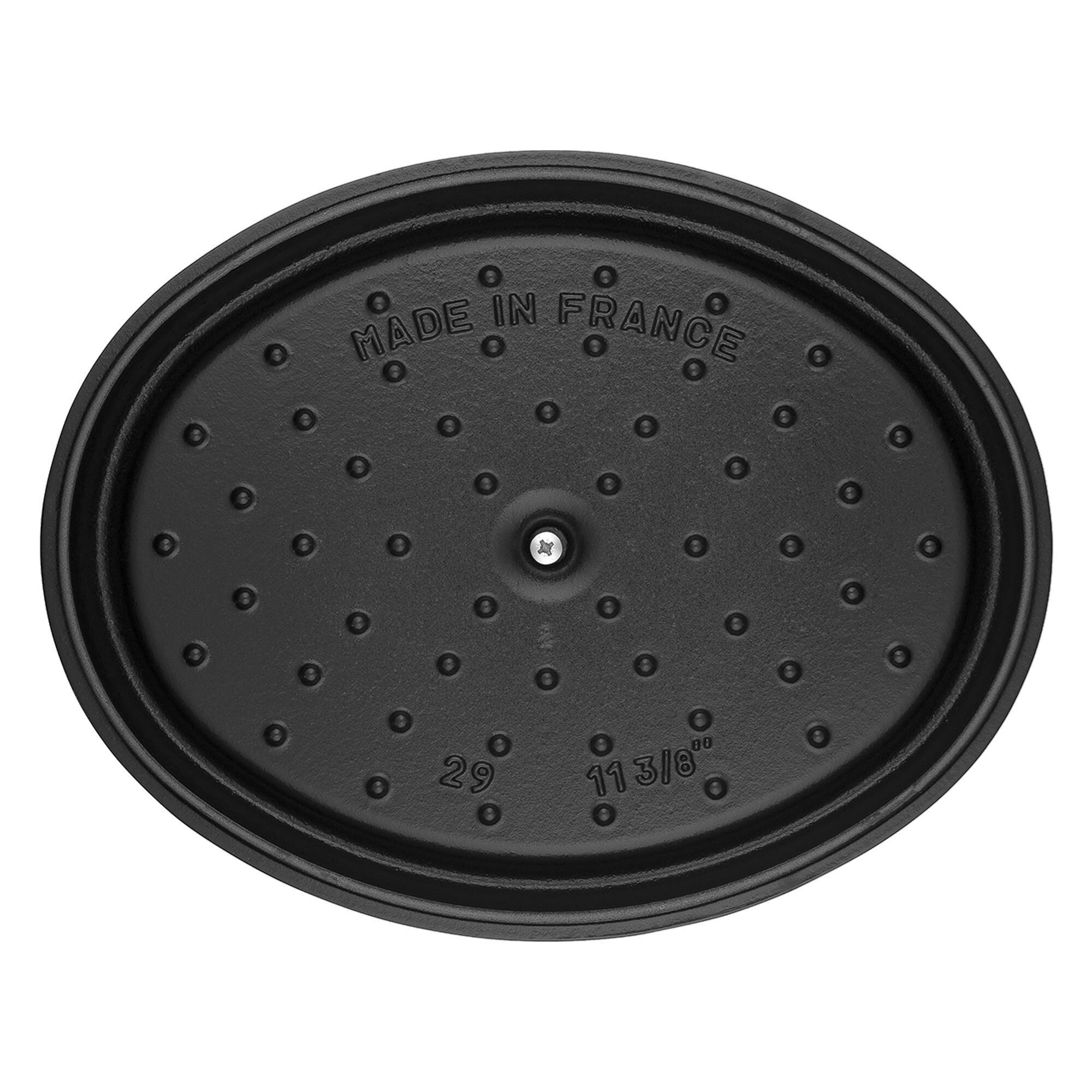 Oala cocotte ovala, fonta, 41cm/12L, Black - Staub - eMAG.ro