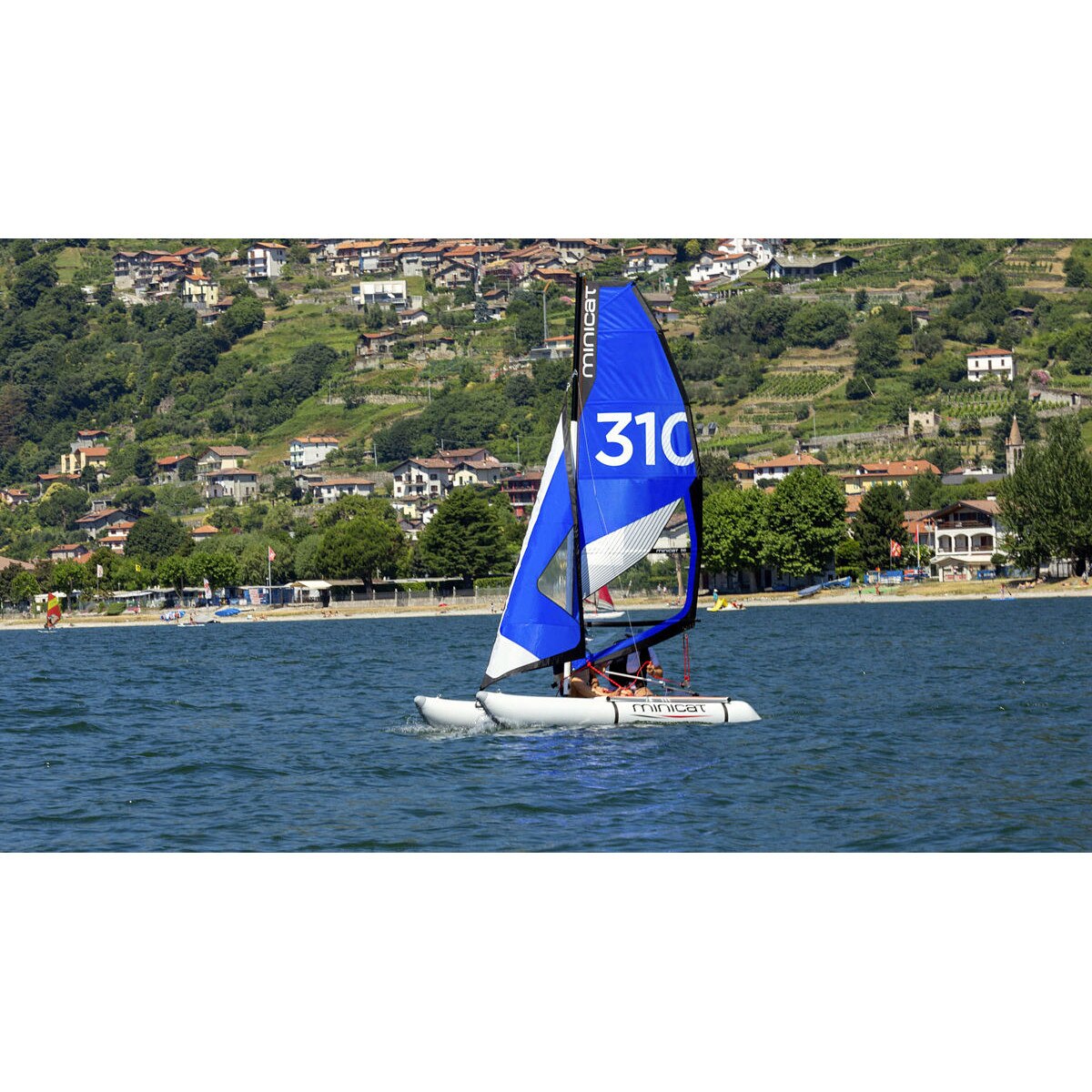 Barca cu Vele, Minicatamaran, 310 Sport, Lungime 3.1m, Vela 3.75m2, Foc ...