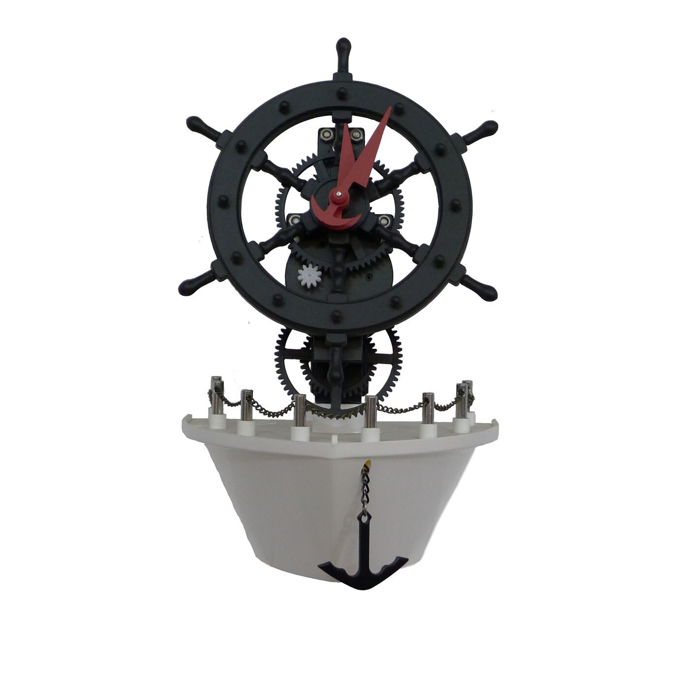 Часовник Verona 2558, Кораб, Бял/Черен - eMAG.bg