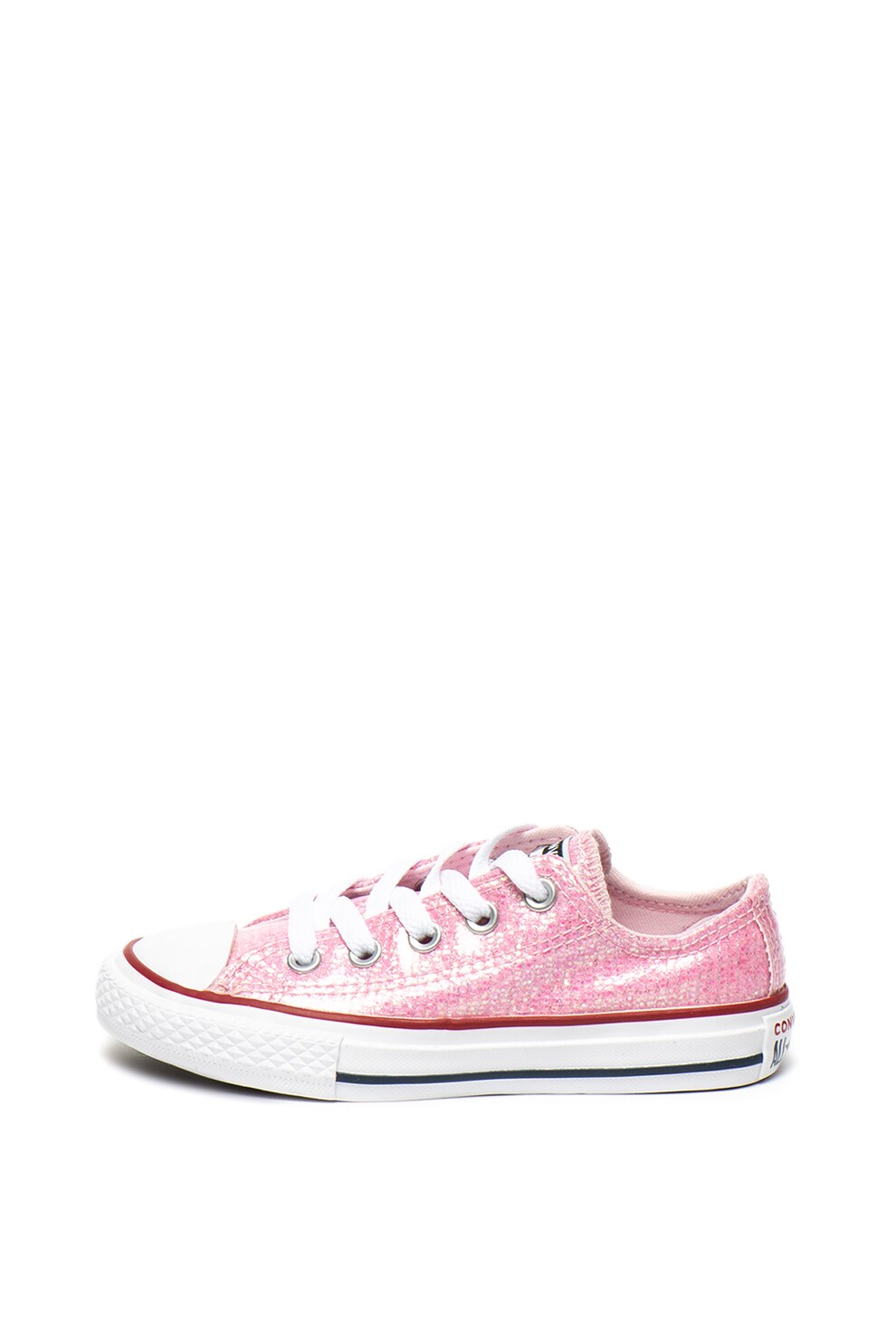 Converse, Tenisi cu insertii stralucitoare Chuck Taylor All Star, Roz ...