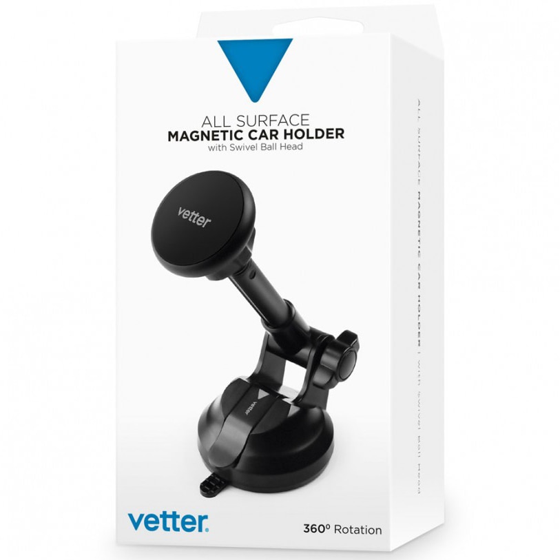 Suport auto Vetter Magnetic cu fixare pe multiple suprafete, Telesopic ...