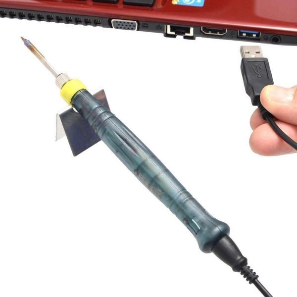 Pistol de lipit tip letcon cu alimentare USB, 8W - eMAG.ro