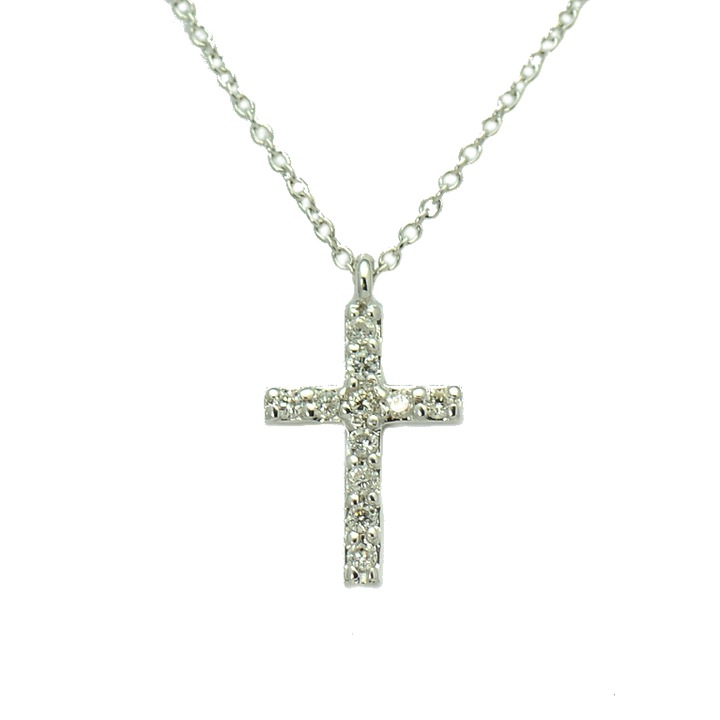 Lant cu pandantiv din aur alb 1,28 grame - eMAG.ro