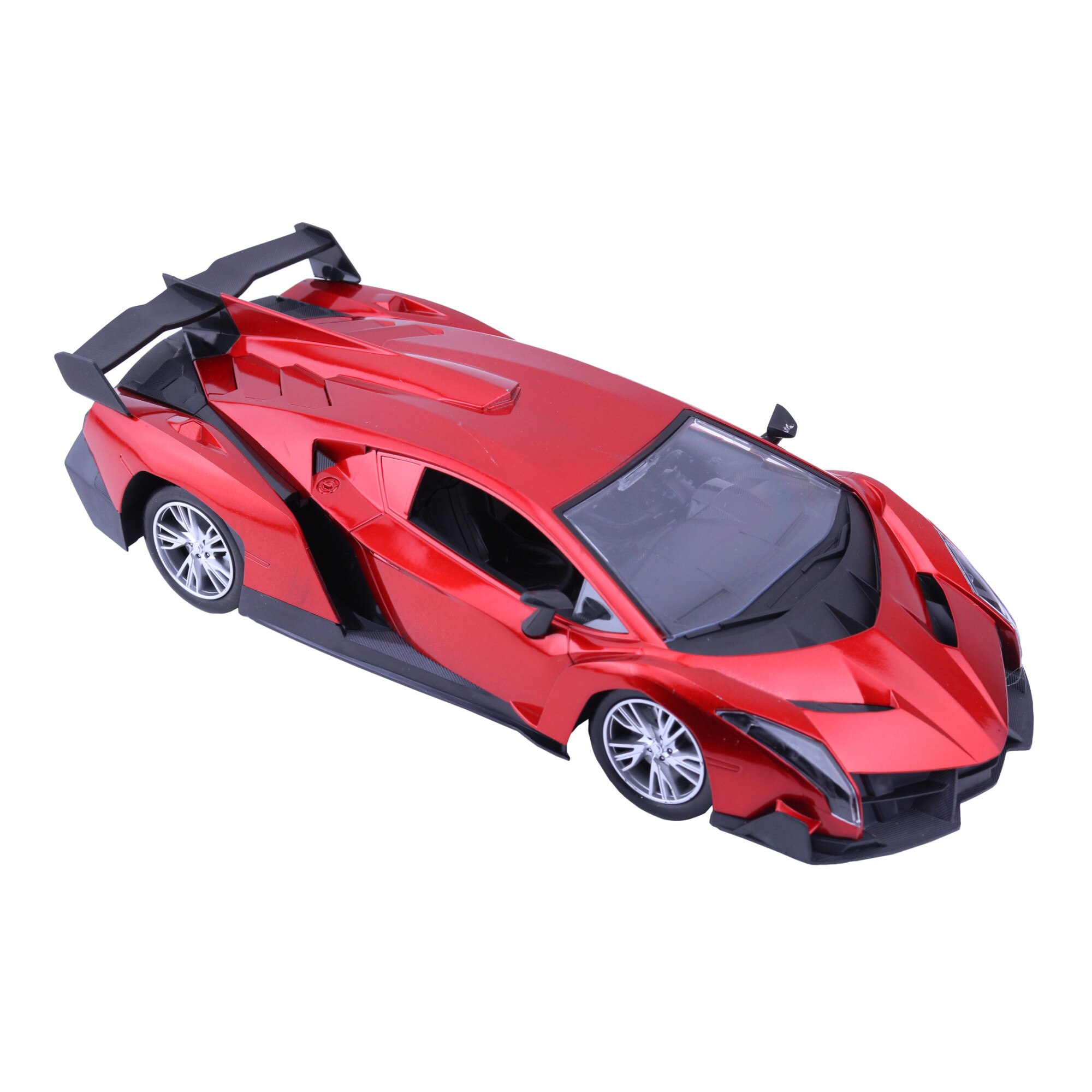 Masinuta de curse cu Radio-Comanda, Rosu, 35 cm - eMAG.ro