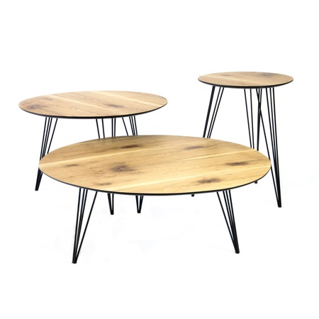 Set masute de cafea rotunde pentru Living sau Birou, diametrul 40/60/80 ...