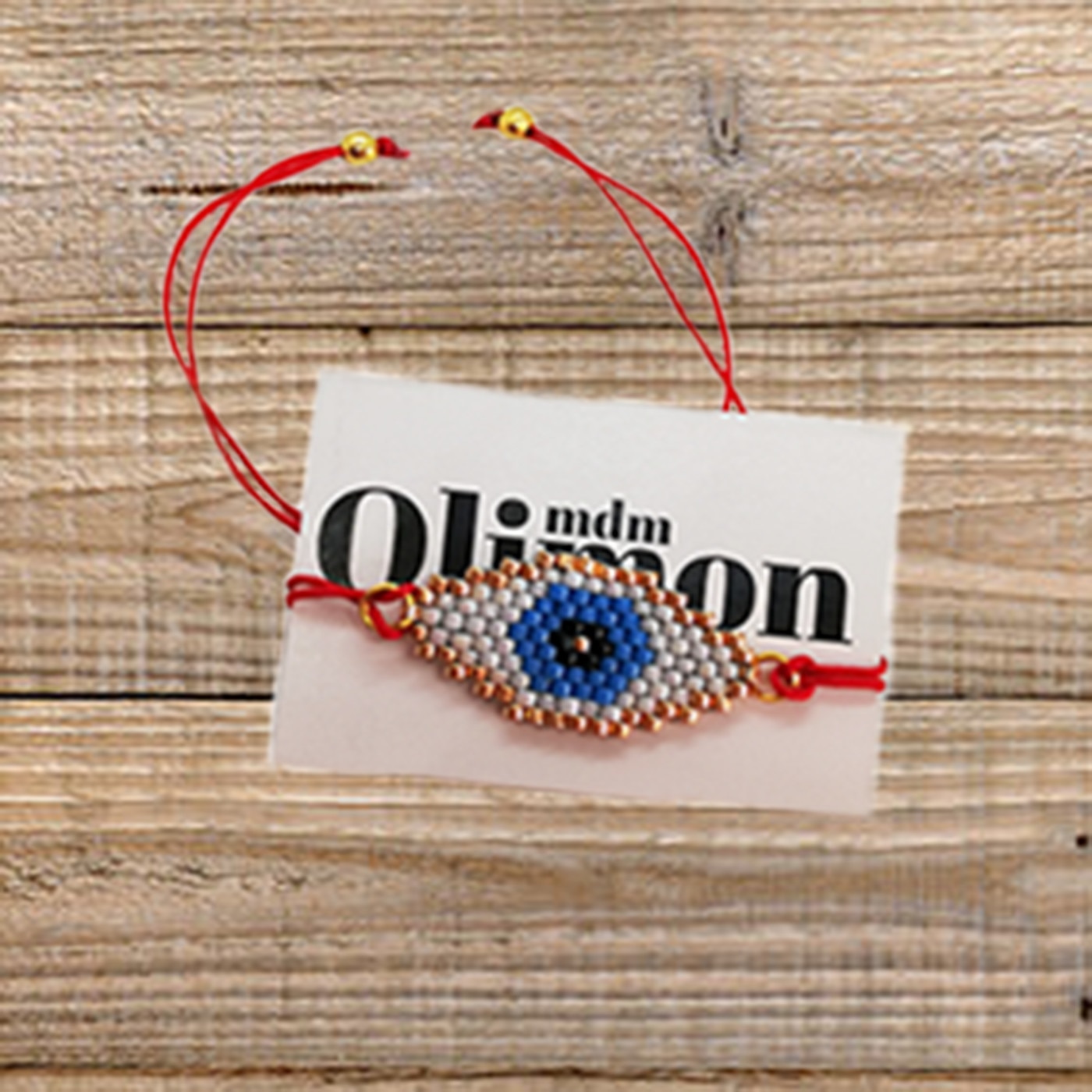 Гривна Olimon MDM против уроки - Всевиждащо око, Червен - eMAG.bg