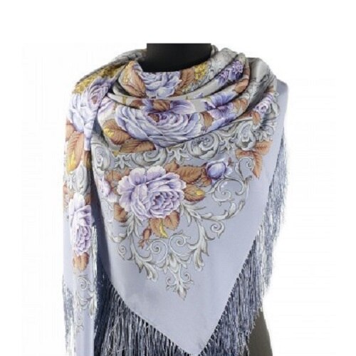 Sal din matase naturala, rusesc, model "Korolevskiy bal" 1470-1 ...