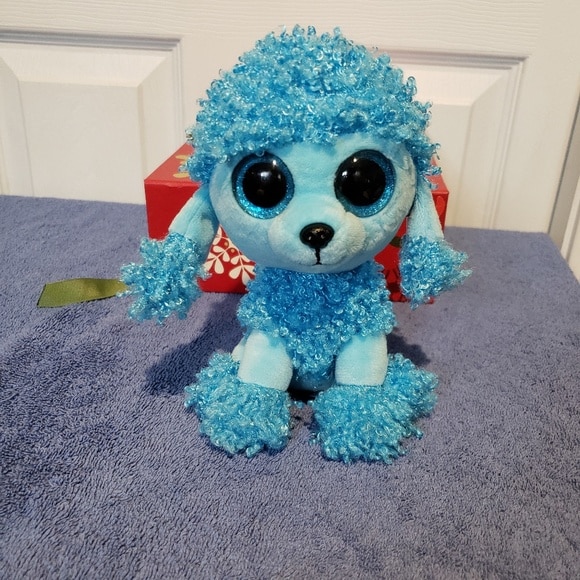 Jucarie De Plus Ty Beanie Boos Mandy The Blue Poodle 15Cm - eMAG.ro
