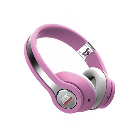 Casti audio cu banda MTX, tip DJ, Cu control telefon, Roz - eMAG.ro