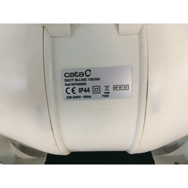 Ventilator profesionist de mare putere, DUCT IN-LINE 150/560, CATA, cu ...