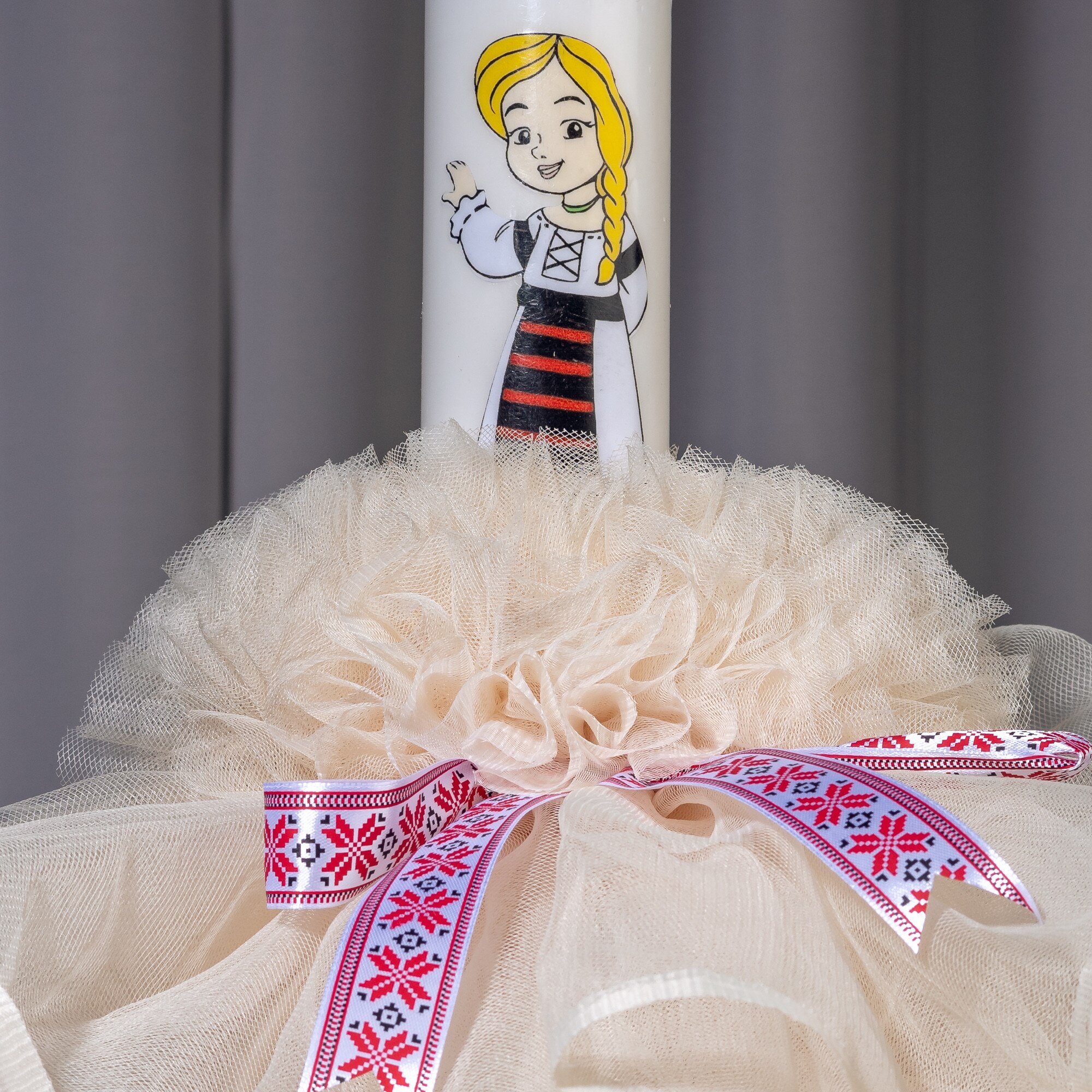 Lumanare Botez Tarancuta Vesela Tulle GD Art BABY BBL-2 - eMAG.ro