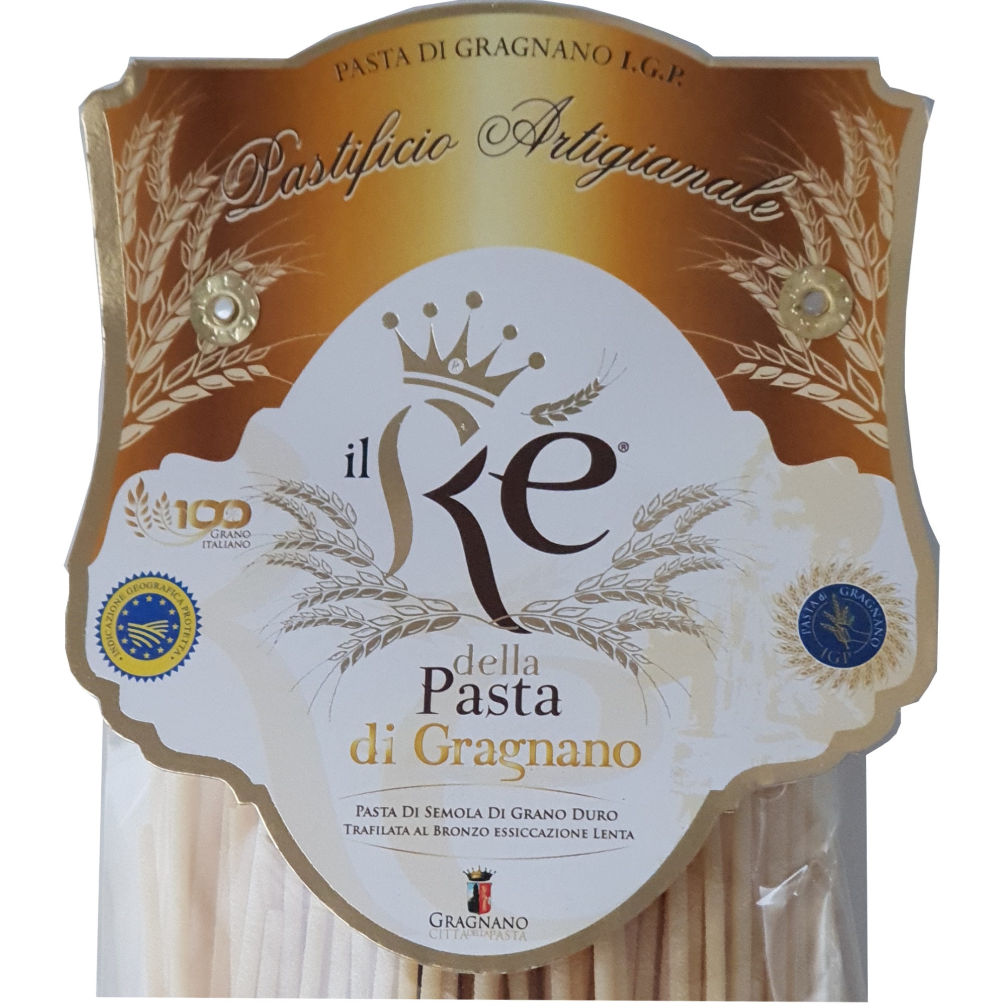 Paste Il Re speciale, din grau dur, trefilate in bronz - Spaghettoni ...