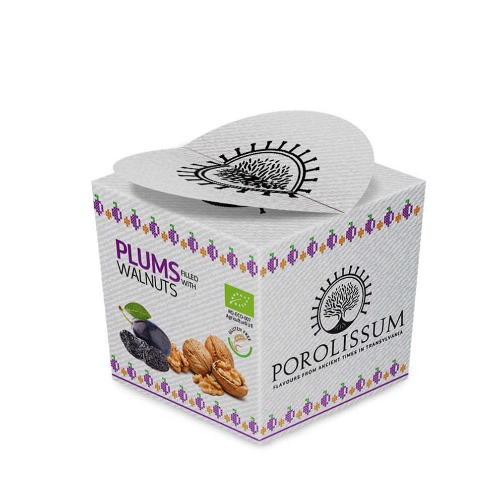 Prune umplute cu nuca ecologice, 16g - eMAG.ro