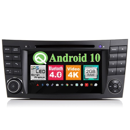 Android navigáció Mercedes Benz W211 E Class CLS W219 IPS képernyő NAVD ...