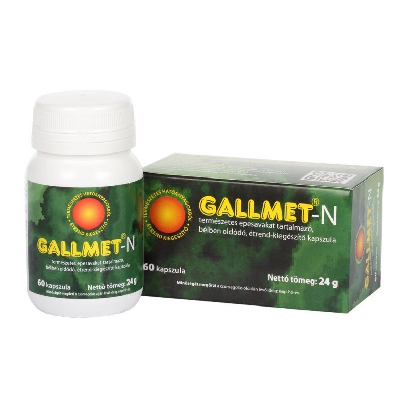 Gallmet-n kapszula 60 db - eMAG.hu