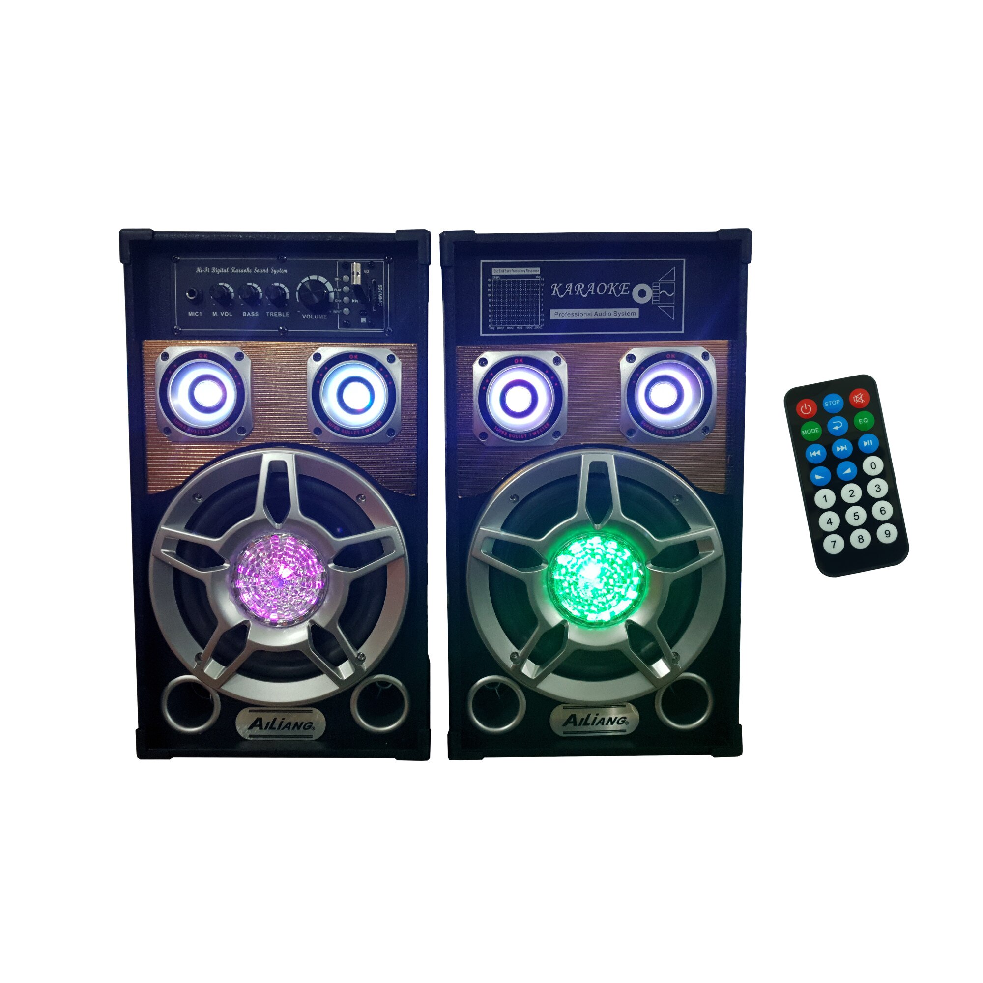 Boxe Active Profesionale, 120 W, Bluetooth, USB, SD Card, Radio ...