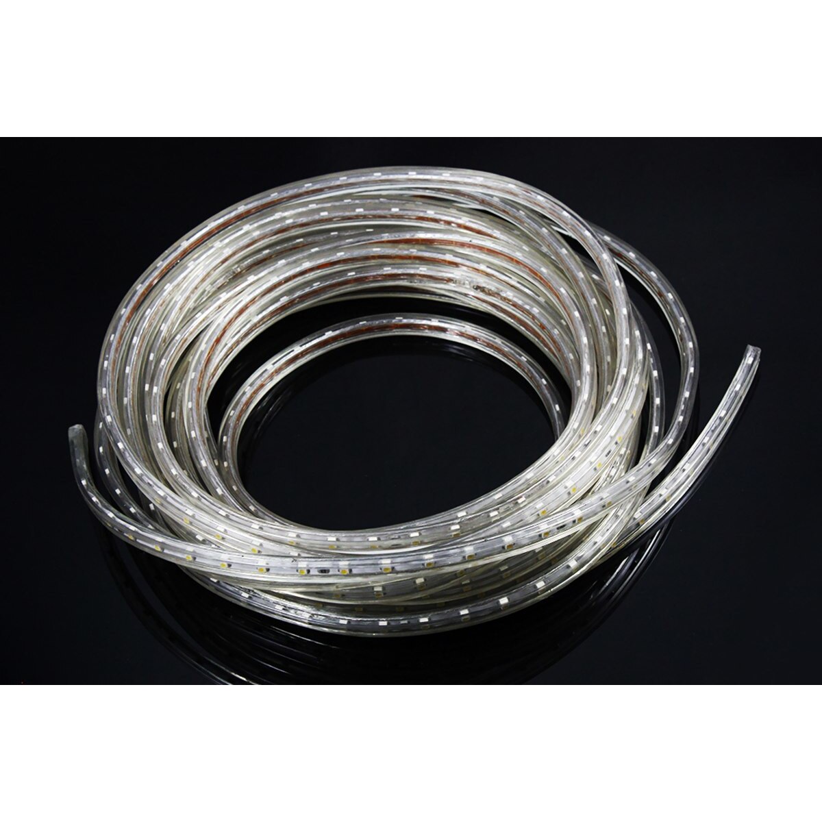 Furtun Luminos LED SMD Decorativ, Verde, Lungime 1 metru, Alimentare ...